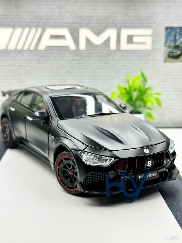Металлическая модель Mercedes AMG GT-R 1:24 свет звук