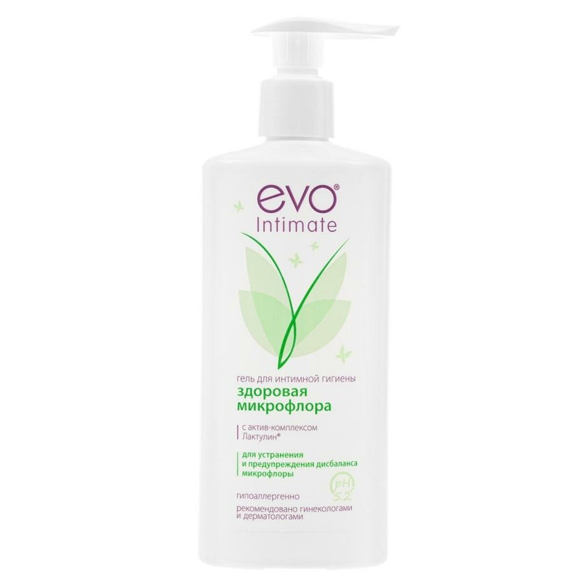 Гель для интимной гигиены EVO "Здоровая микрофлора", гипоаллергенный, 250 мл (1963)