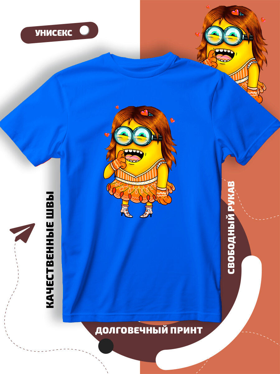 Футболка с принтом Миньоном Minions