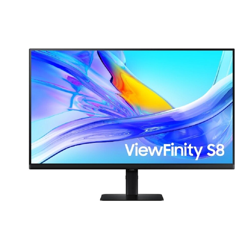Монитор LCD Samsung 31.5" S32D804UAI черный VA 3840x2160 60Hz 5ms 350cd HDMI DisplayPort 3xUSB3.0 USB-C RJ-45 HAS Pivot Internal Vesa