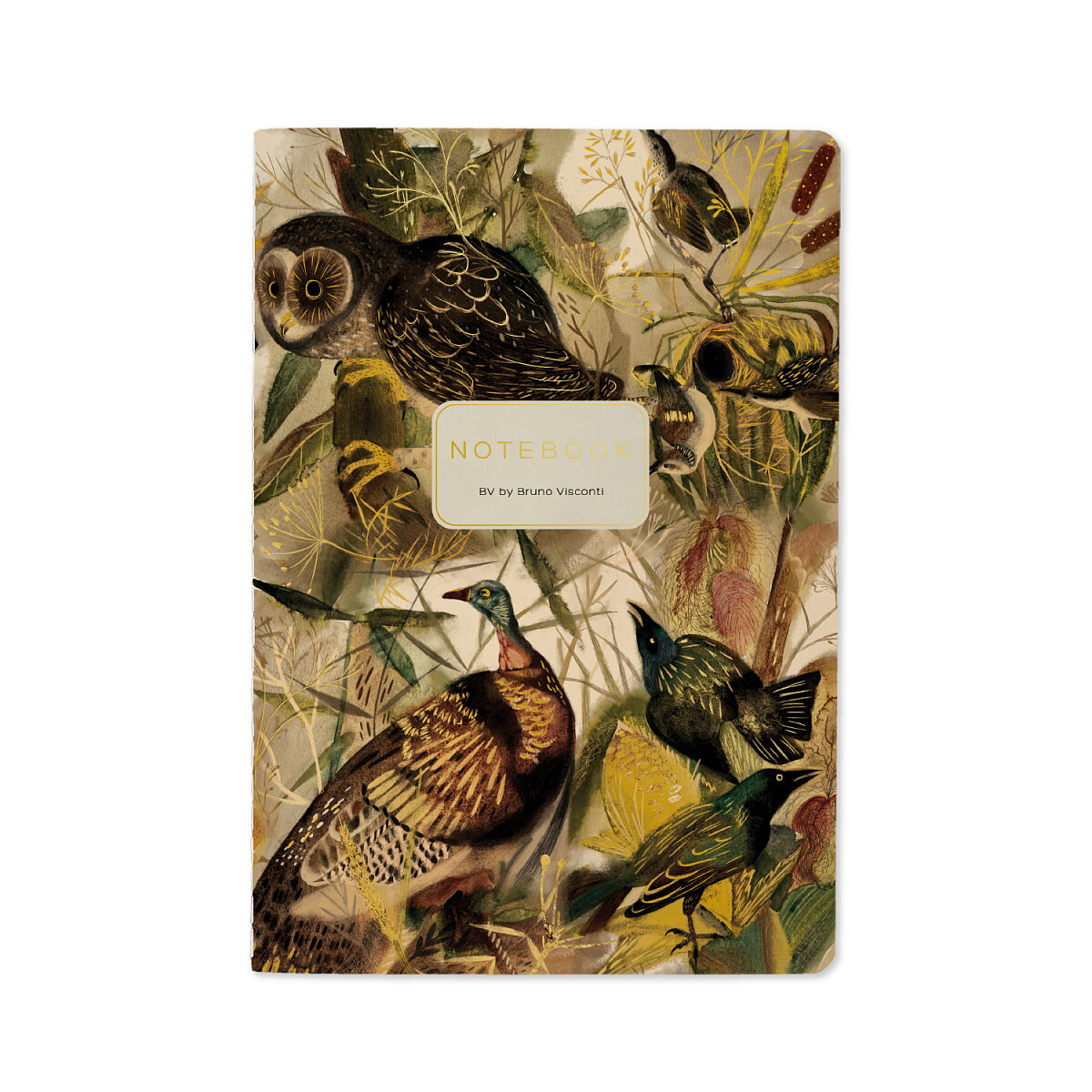 Тетрадь А5, Bruno Visconti "Fauna. Птицы", 40л. клетка
