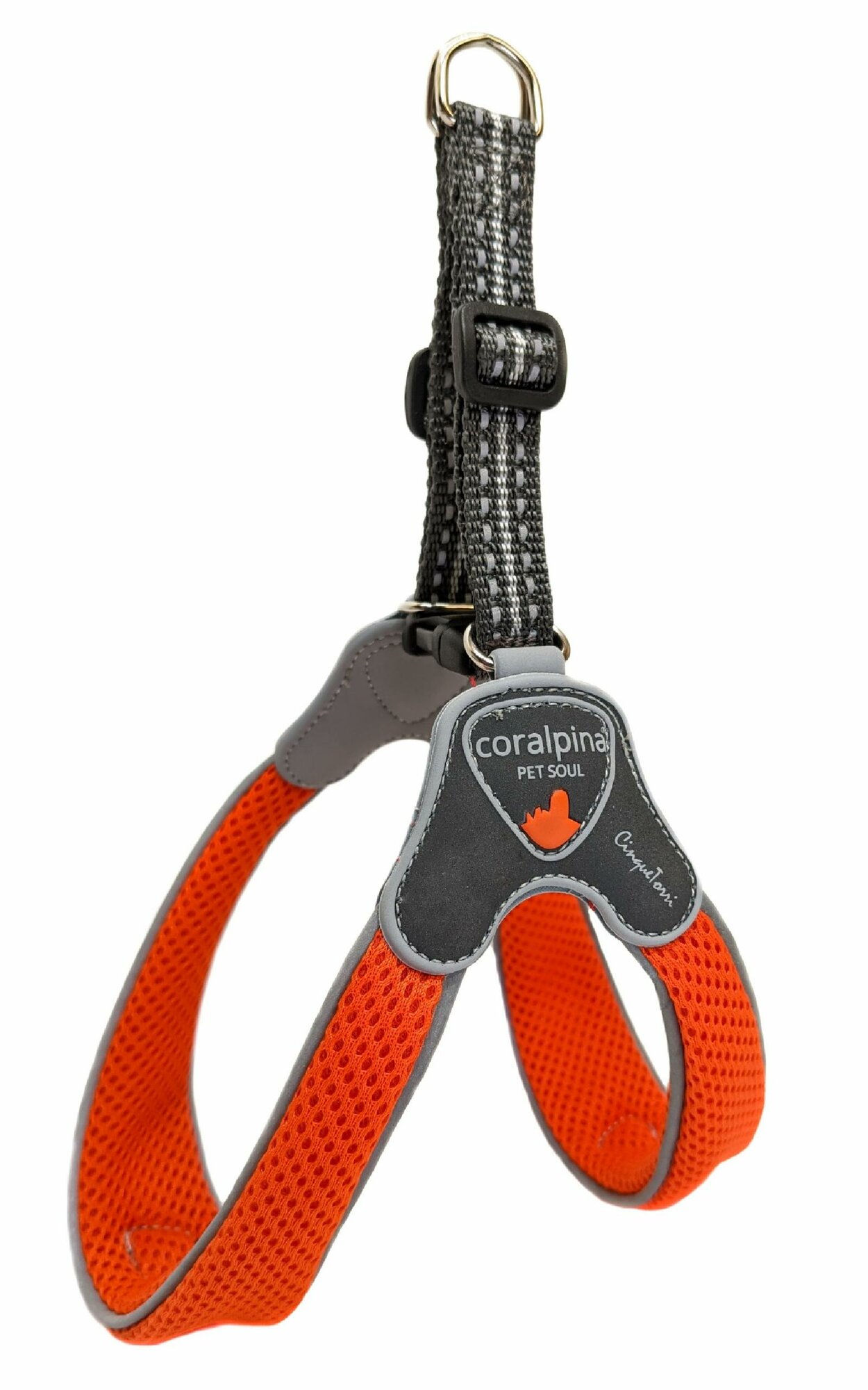 Cortina Мягкая шлейка для собак "Супер Комфорт", размер 3, оранжевый (Италия)