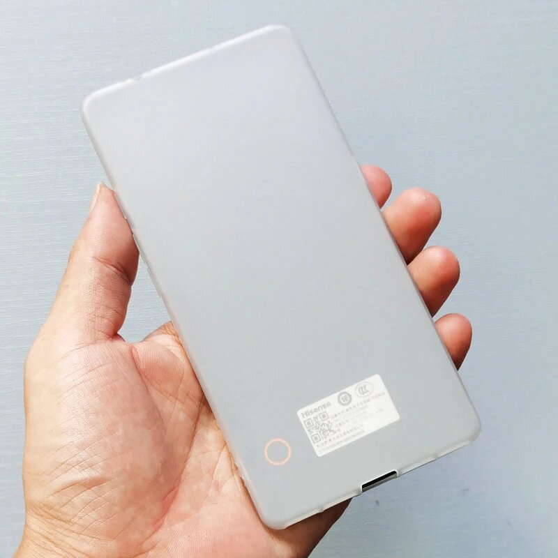 Dower me защитный мягкий чехол из ТПУ для смартфона Hisense Touch Lite Бежевый, Слоновая кость