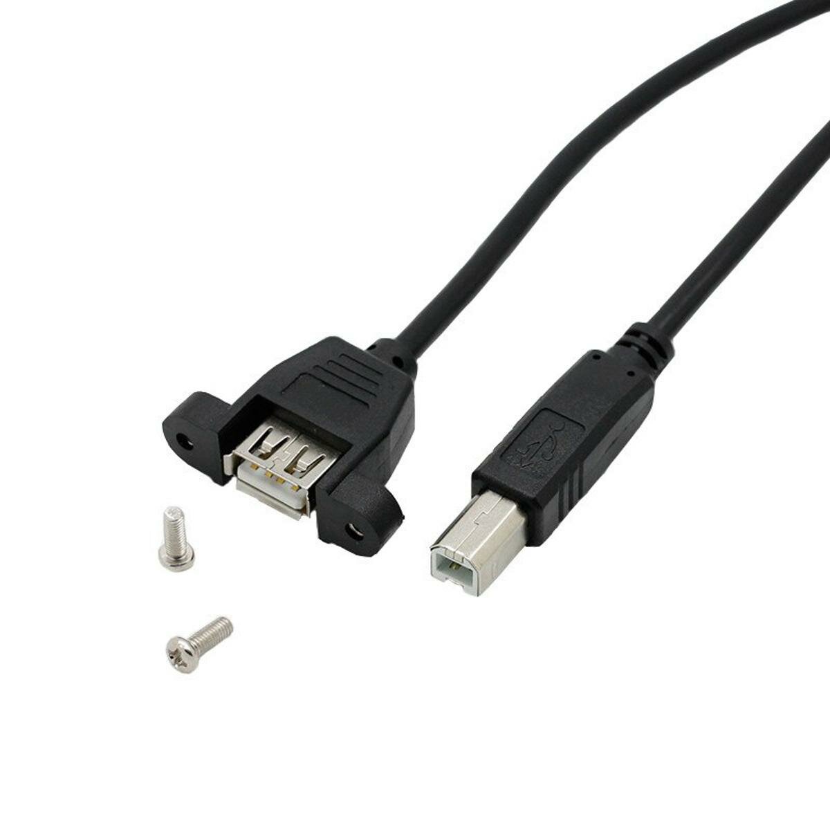 25 см 2.0 USB кабель 2.0 A Female Jack to B male plug USB адаптер для принтера USB AF to BM кабель-конвертер