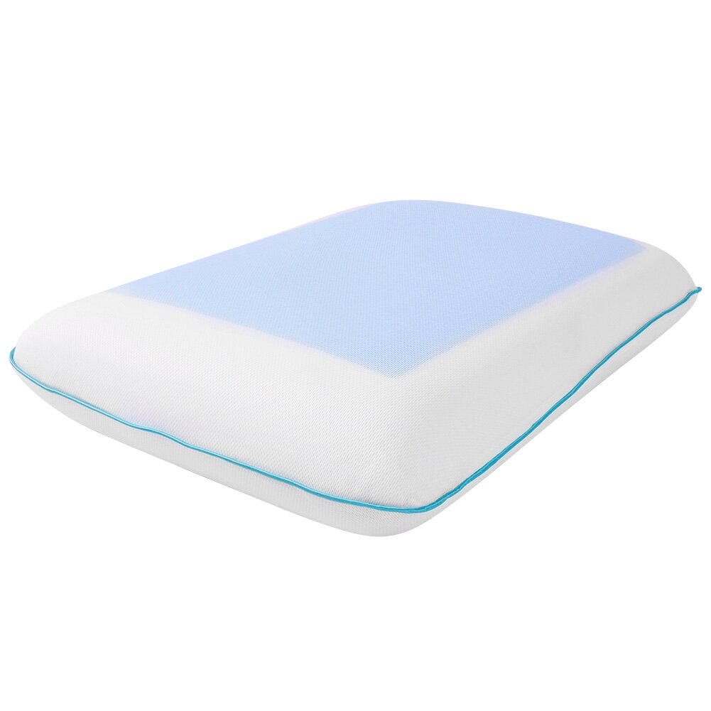 Мягкая дышащая подушка для сна с эффектом памяти и охлаждающим гелем
