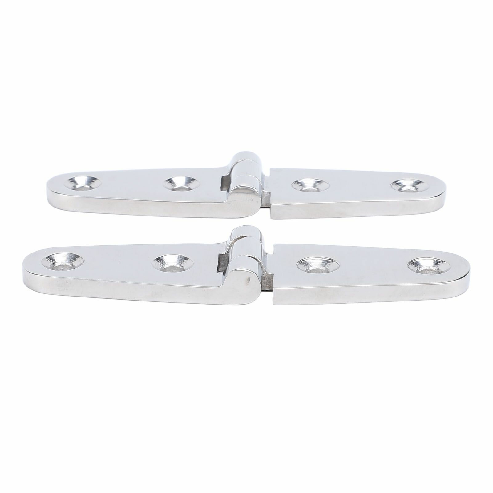 1 пара лодочных ремней из нержавеющей стали 4,06x1,06 дюйма, крепление заподлицо, прочная петля для палубного люка, морское крепление, дверные петли для яхт