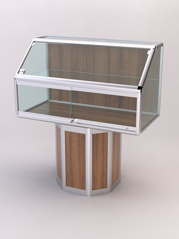 Витрина для музеев "ВС" №5, Орех. Производитель товара - компания Westcom.