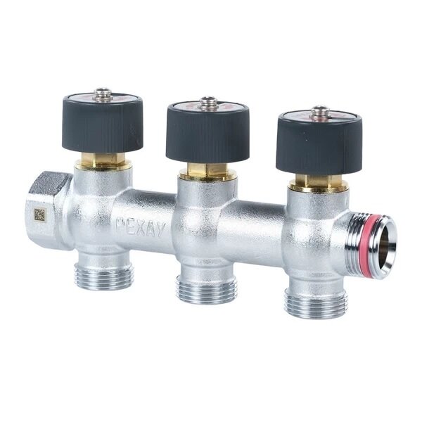 Коллектор регулируемый Рехау 3/4" 3 выхода (11316453001)