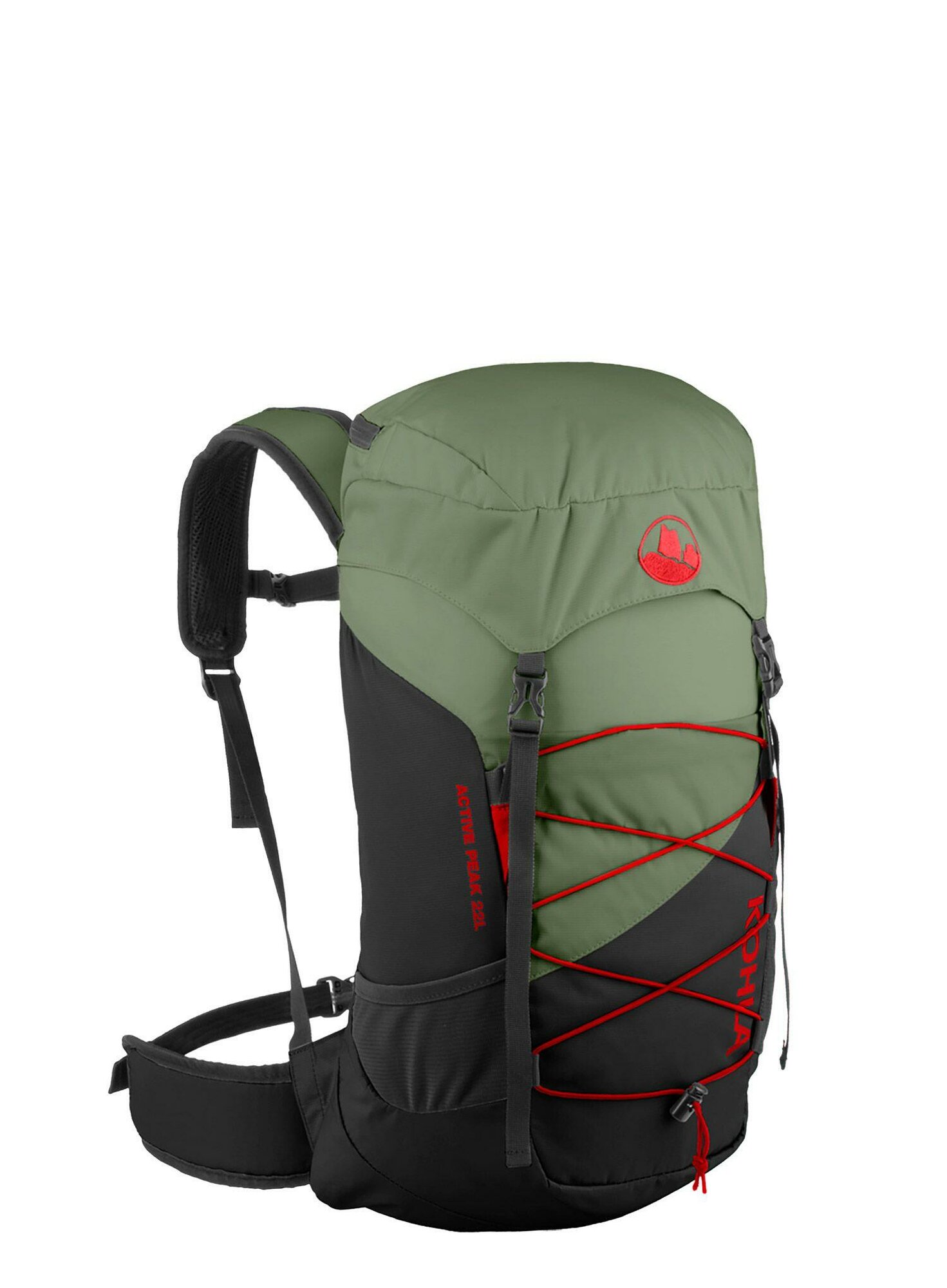 Decathlon Туристический рюкзак Kohla Active Peak 22 л, зеленый