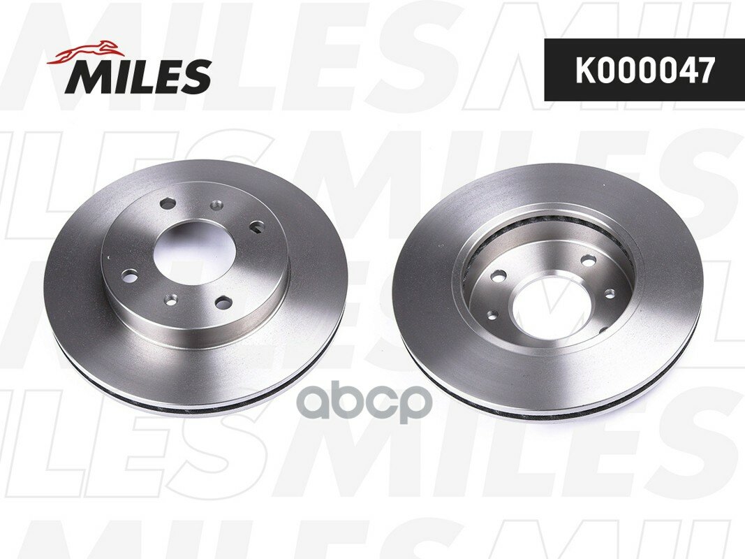 Диск тормозной Nissan Almera Classic/N16, Primera P10/P11 R14 передний вентилируемый Miles Miles арт. K000047