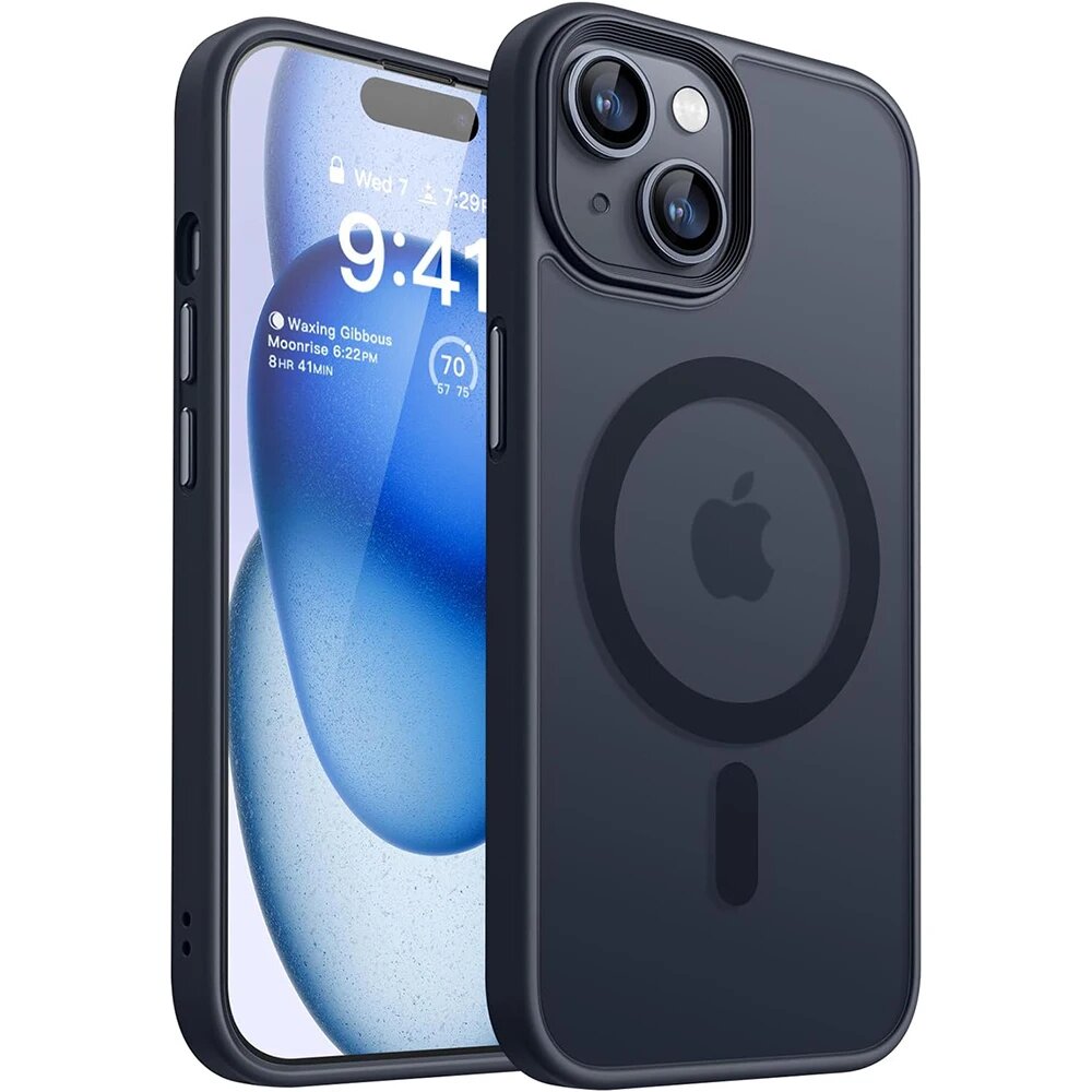 Черный чехол Magsafe для iPhone 11, противоударный