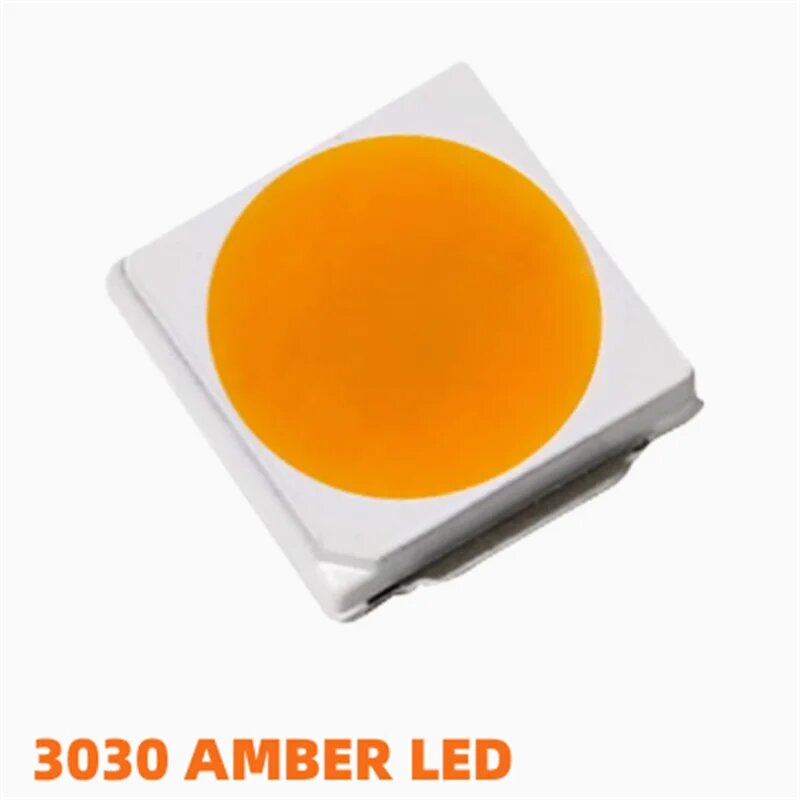 SMD LED-светодиоды 3030 золотистые янтарные 1Вт 3В