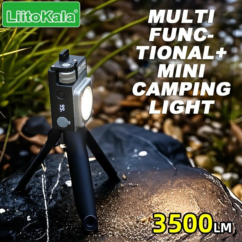 LiitoKala XY-009 многофункциональный фонарь для кемпинга black