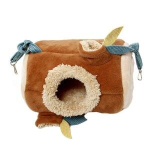 Пуховой пнь хомяк туннельный гамак гамак мягкий домик кровать клетка миниатюрное животное крыса гнездо кровать клетка