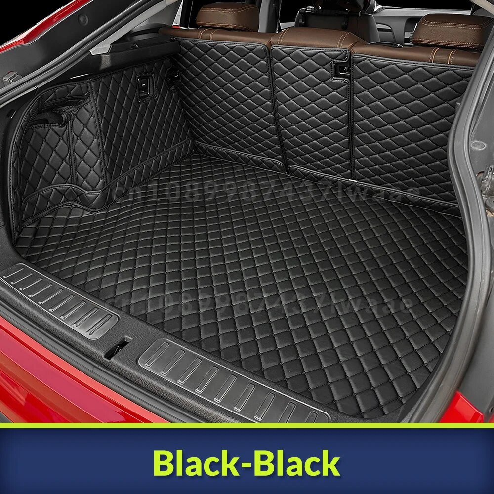 Автоматический коврик в багажник с полным покрытием для Mazda CX-5 2017-2024 23 22 21 20 Black-Black