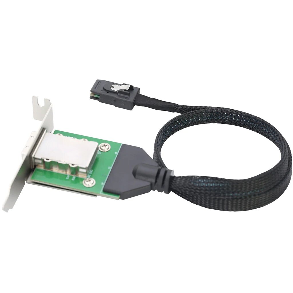 Кабель-переходник XT-XINTE Mini SAS HD SFF-8087 / SFF-8643 to SFF-8088 50cm, SFF-8087 to 8088