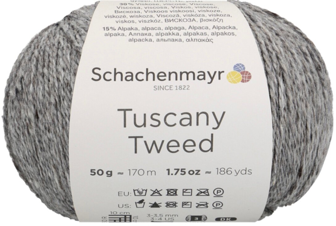 Tuscany Tweed /Таскани Твид/ пряжа Schachenmayr, MEZ, 9807002 (00092, hellgrau (светло-серый), серый)