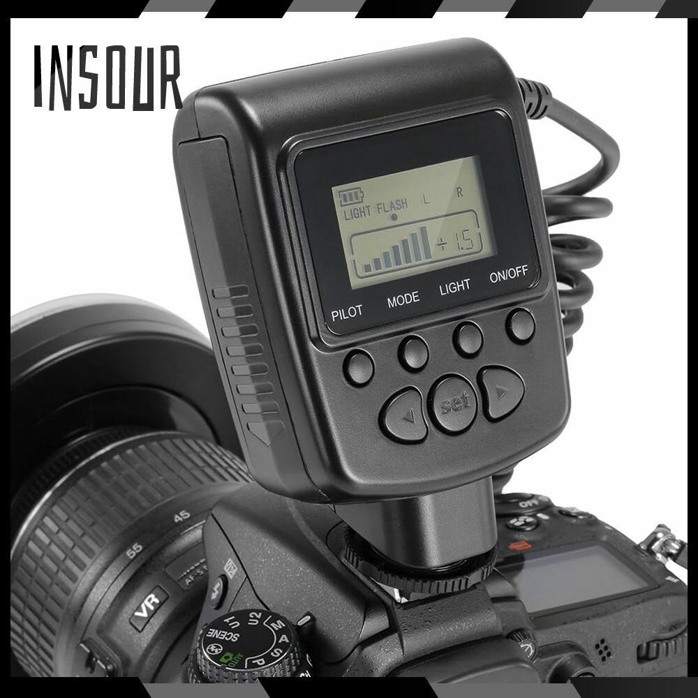 Макро-светодиодная кольцевая вспышка для Nikon, Canon, Olympus, Pentax, Panasonic, Fujifilm