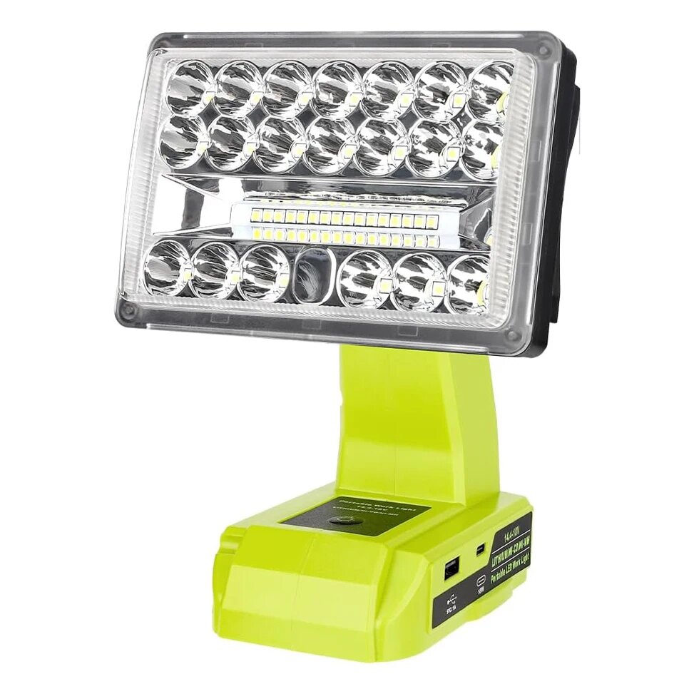 Портативный зеленый LED прожектор Ryobi 18V