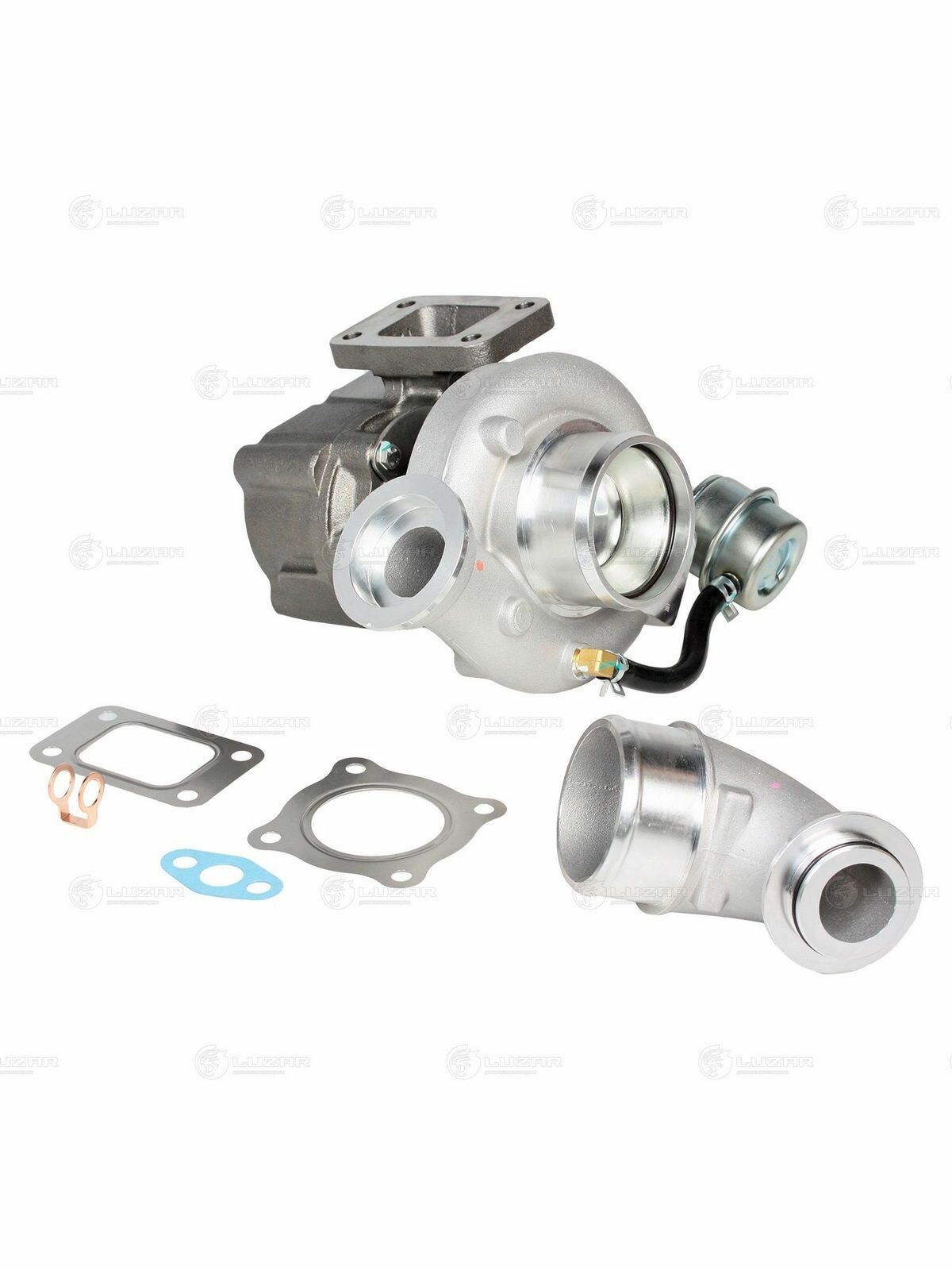 Турбокомпрессор для а/м ПАЗ Вектор Next с патрубком Luzar LAT LAT0343