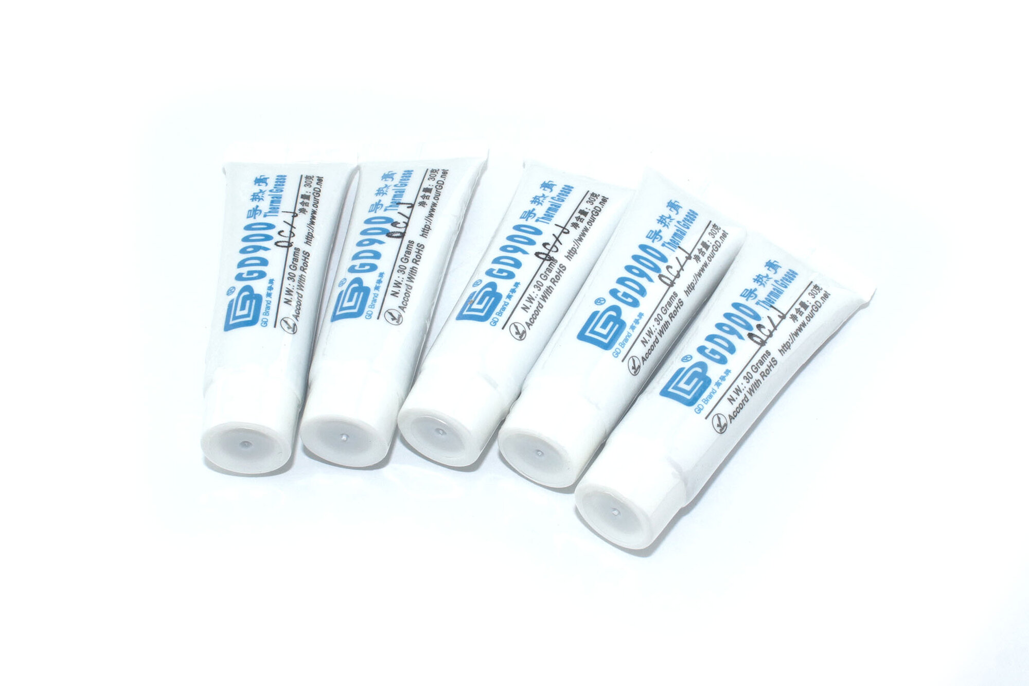 Термопаста GD900 ST30 30 грамм мягкий тюбик 5 шт