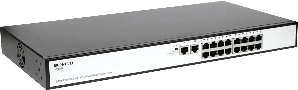 Коммутатор ORIGO OS1218P/190W, неуправляемый [os1218p/190w/a1a]
