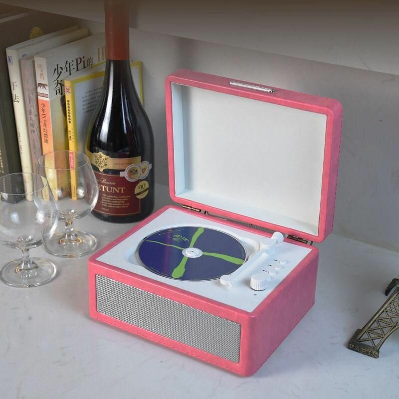 Портативный CD проигрыватель плеер с пультом управления Радио, CD, USB, MP3, Bluetooth, SD карта, AUX