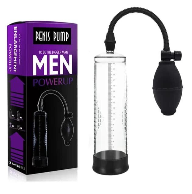 Помпа мужская вакуумная механическая с грушей