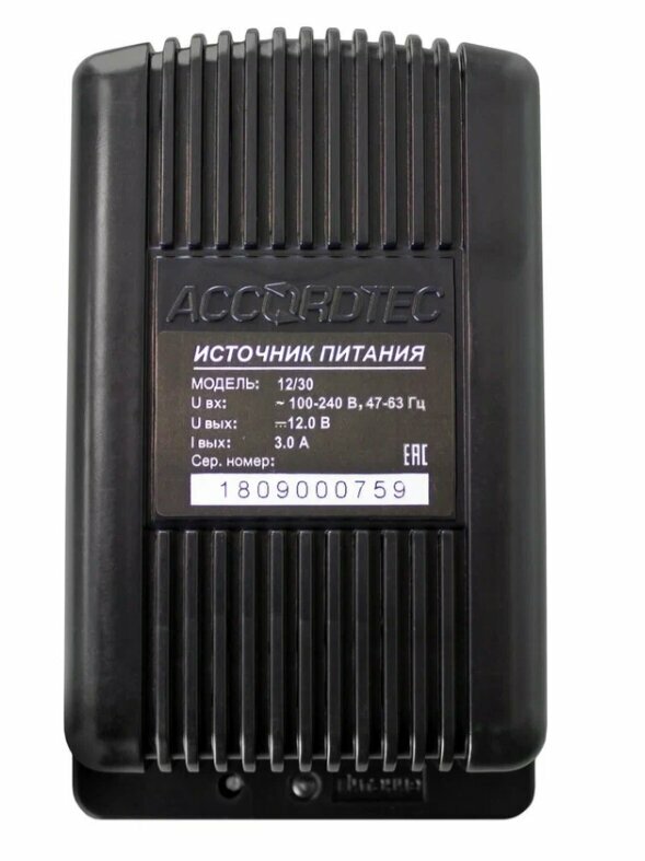 Блок питания AccordTec AT-12/30 (чёрный)