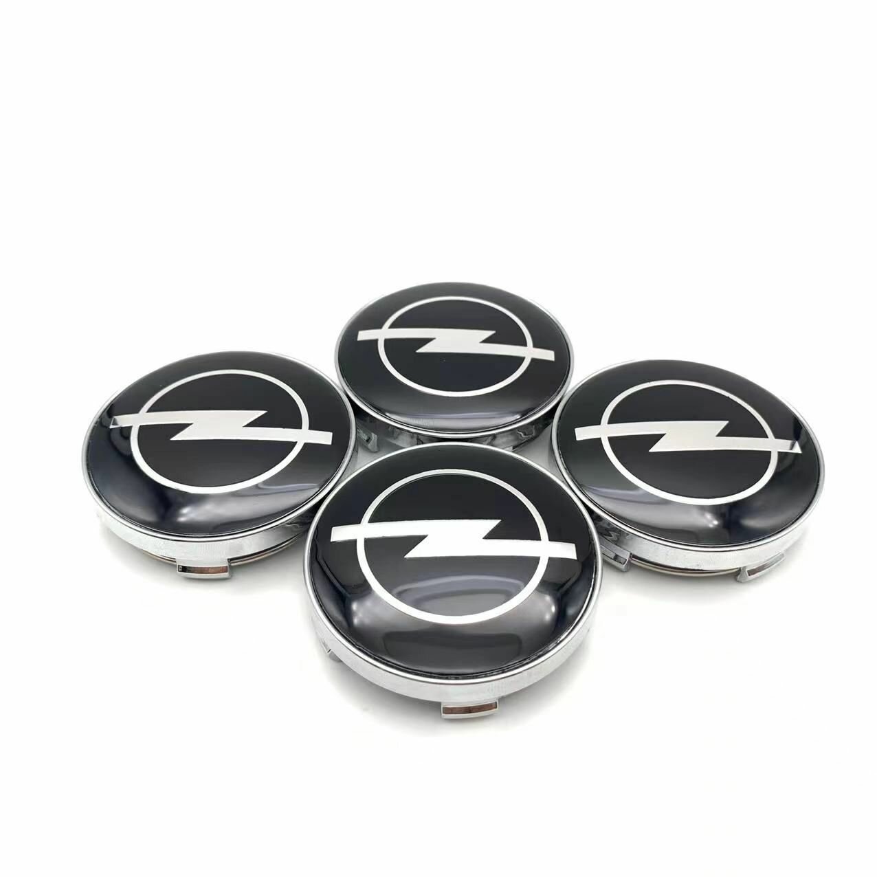 Колпачки заглушки на литые диски Opel 60/56/10 мм, 4 шт.