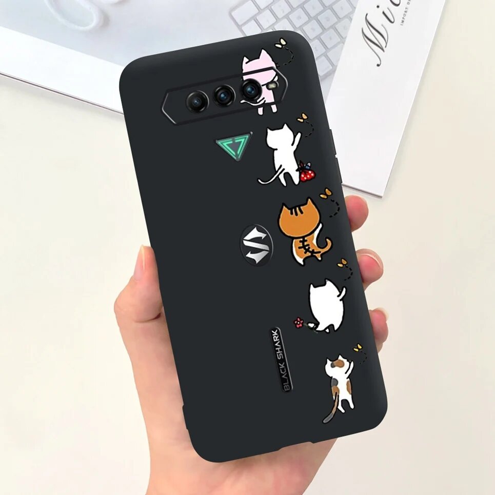 Роскошный чехол для телефона Xiaomi Black Shark 4 4Pro 3 3S бампер Coque TGhei1701, Black Shark 4