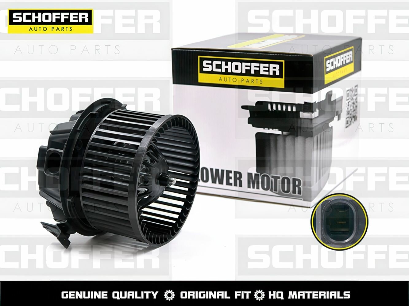 Вентилятор отопителя с A/C, для Рено Логан 05-, Сандеро 08-, Дастер 10- Renault Logan 05-, Sandero 08-, Duster 10- артикул SHF-28033 производителя SCHOFFER
