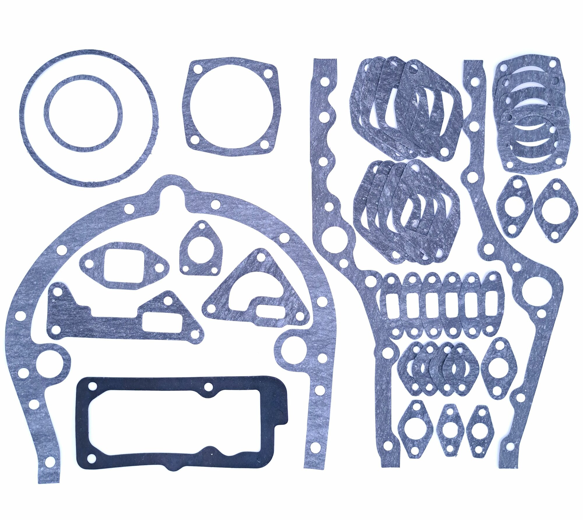 Комплект прокладок двигателя МАЗ 238 17-поз 34-шт Паронит