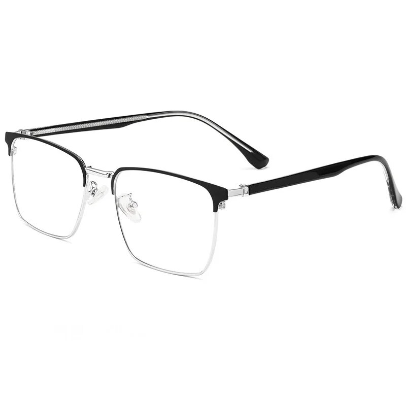 Титановые очки для чтения RBENN 2025 Black Silver +1.50