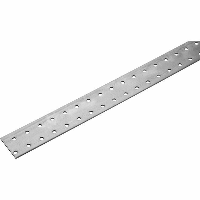 Пластина соединительная, ЗУБР ПС-2.0, 40 x 1200 x 2 мм, цинк