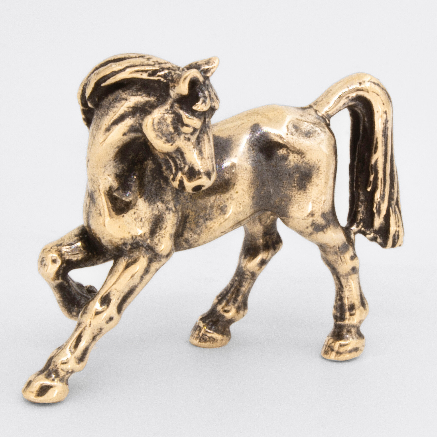 Игривый конь Фигурка Бронза