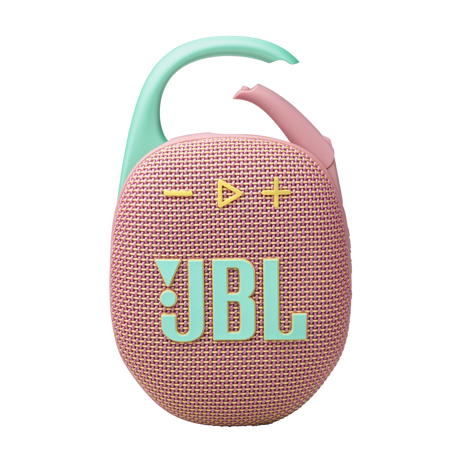 Портативная колонка JBL Clip 5, розовый, до 10 часов работы, влагозащищенная — фото 1