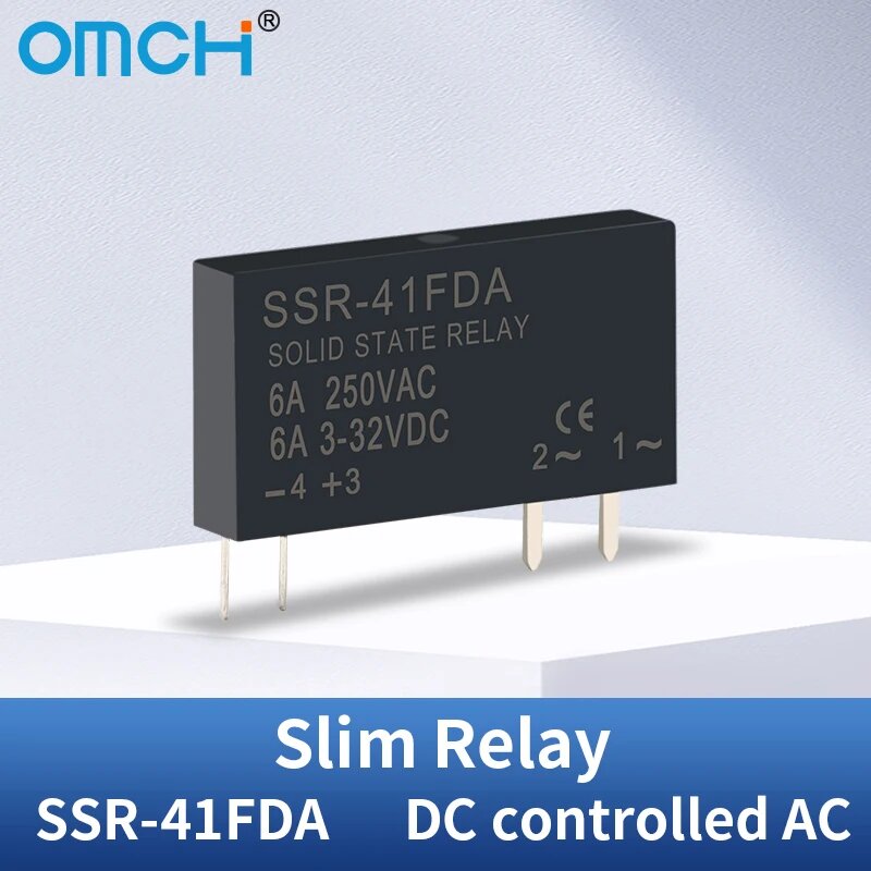 OMCH SSR-41FDA реле DC, 6A/250VAC, 5PCS