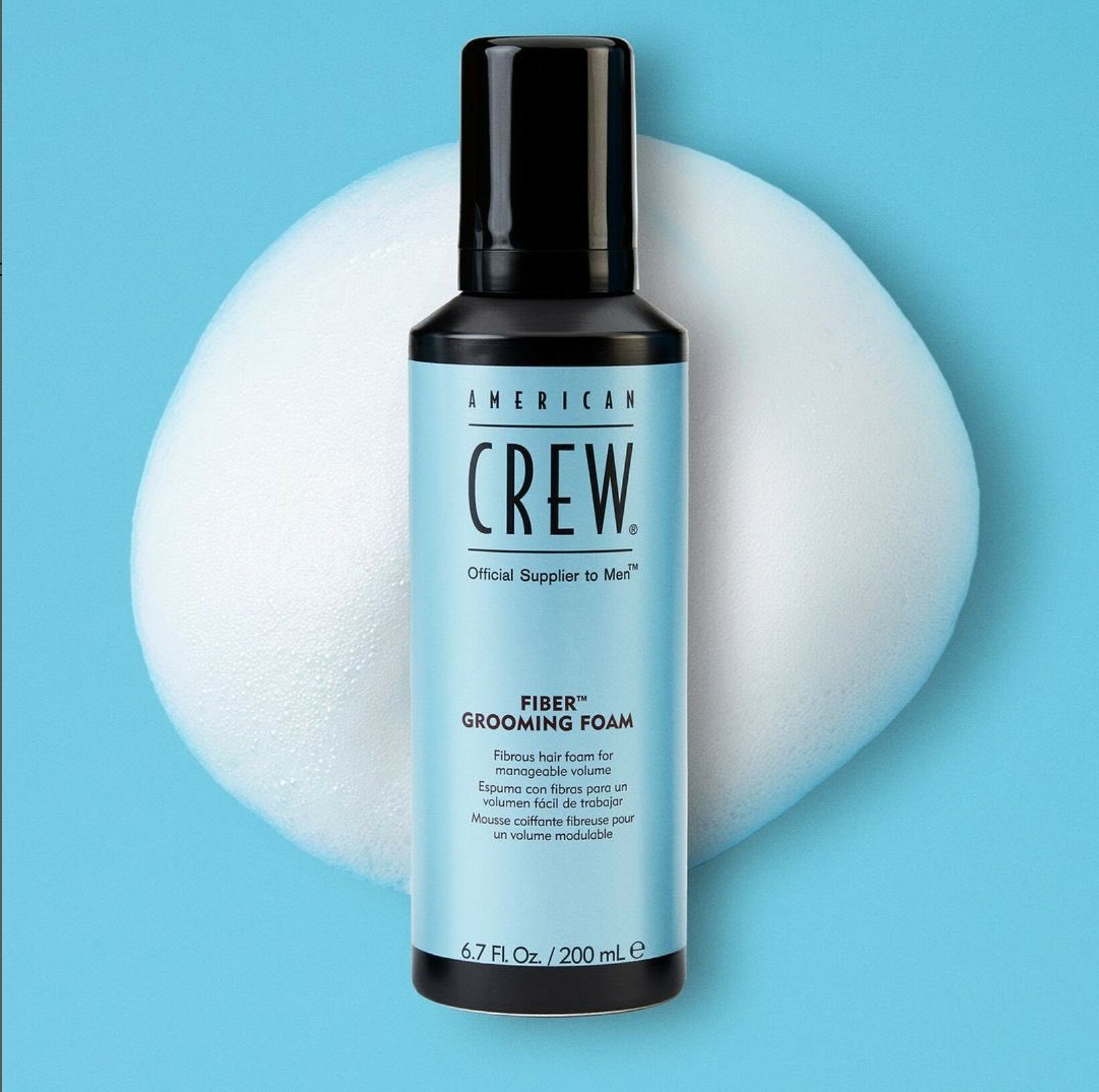 American Crew Пена для укладки волос FIBER GROOMING FOAM, 200 мл