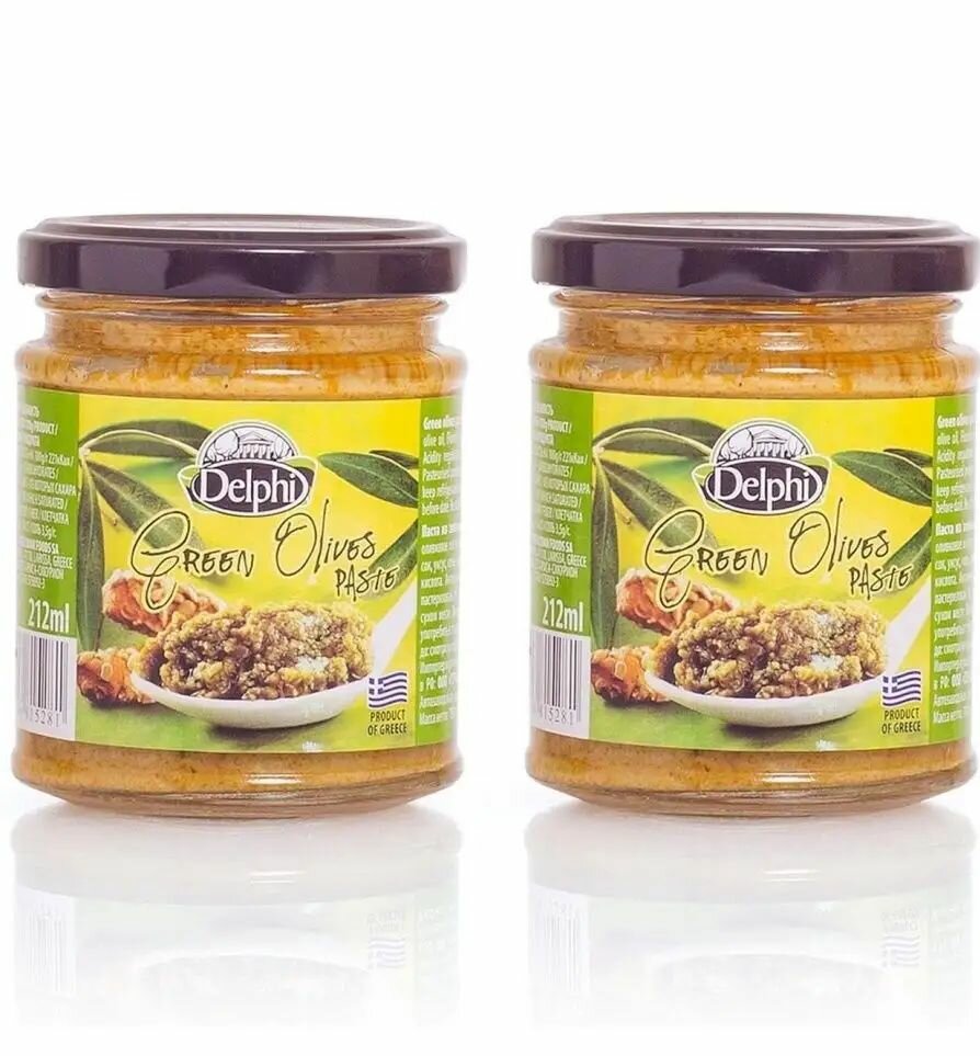 Delphi Паста из зеленых оливок 2 банки по 190гр