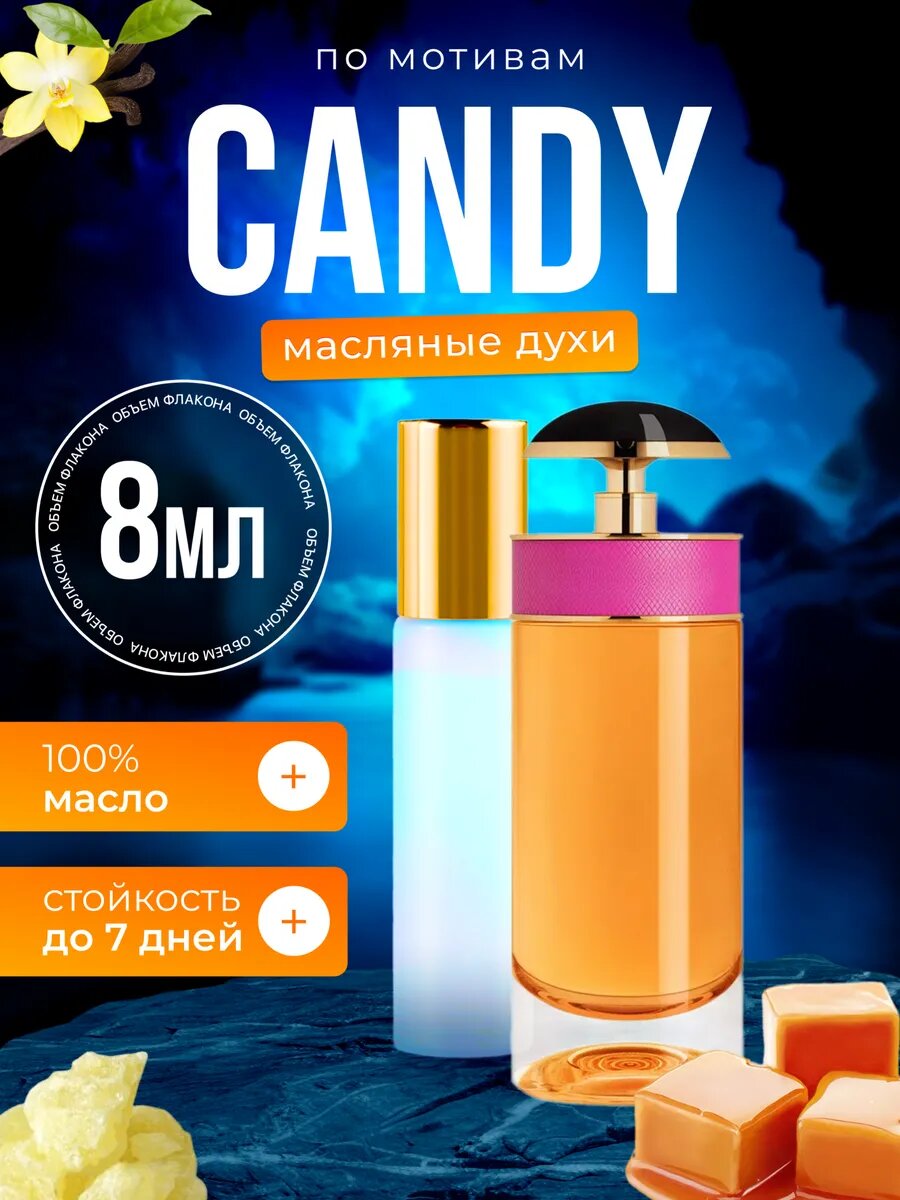 Духи масляные по мотивам Candy Прада Кэнди парфюм женские стойкие