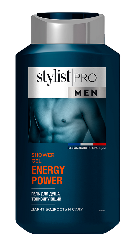 Гель для душа фитокосметик, Stylist PRO Men, Тонизирующий, 400 мл