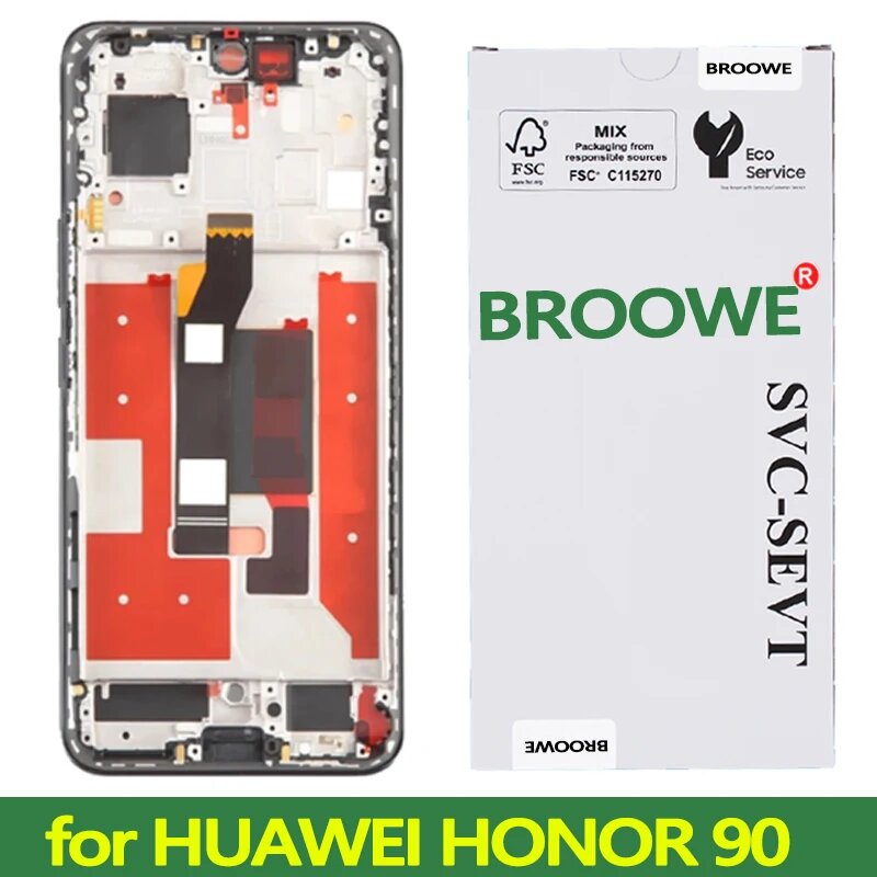 Высочайшее качество 6,7 "AMOLED для Huawei Honor 90, сенсорный экран для Honor90 Honor90 Blue frame