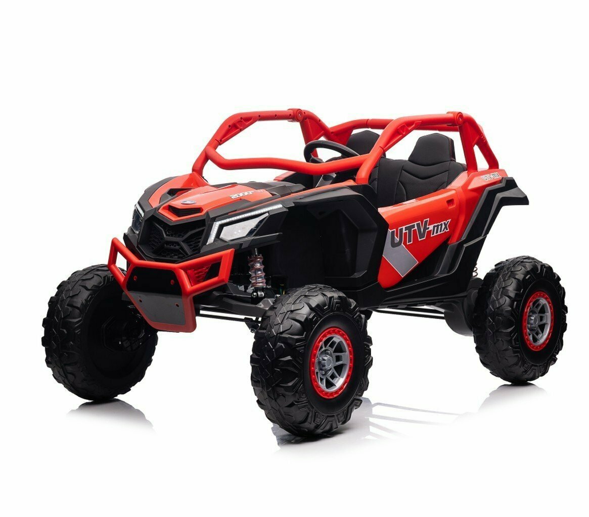 Электромобиль Buggy XMX613B, 24V, 4WD, красный, управляется с пульта и педали