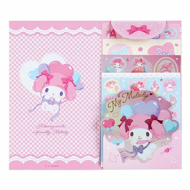 Набор стикеров My Melody розовый, Цвет: C