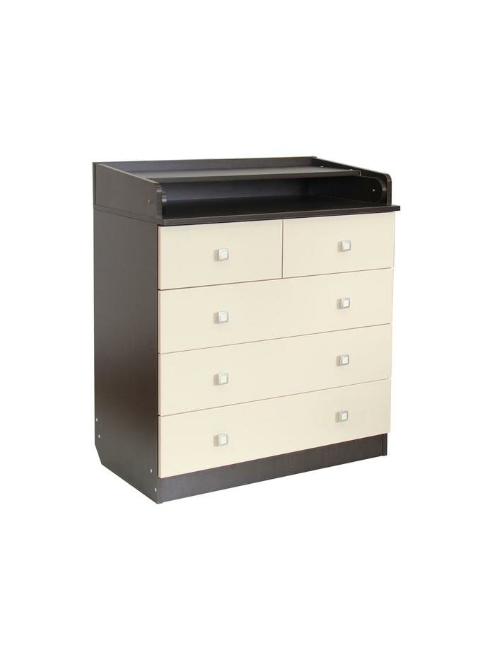 Детский комод для одежды и хранения вещей Фея 2 Венге / Бежевый