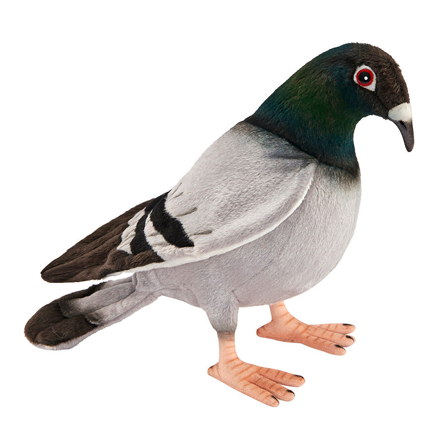 Реалистичная мягкая игрушка Hansa Creation, 6299 Голубь, 29 см