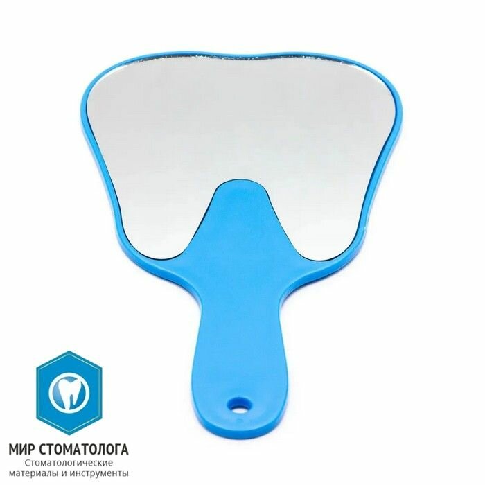 Зеркало для пациента в форме зуба