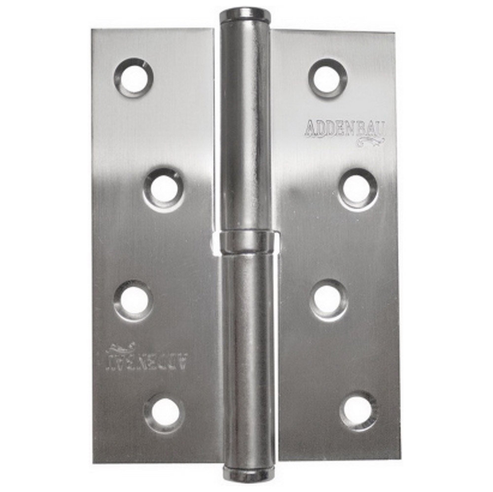Петля дверная ADDEN BAU 100x75x2.5 MATTE SATIN CHROME правая (матовый хром)