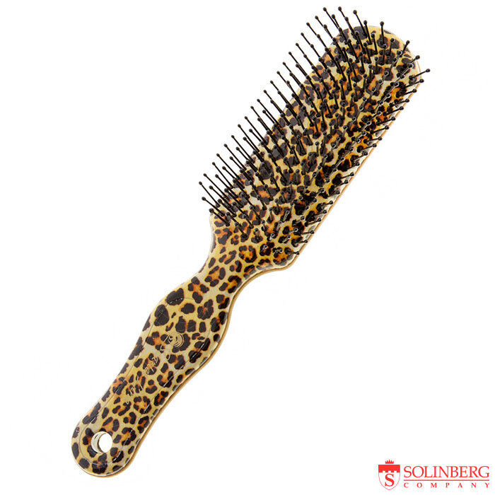 Расчёска для волос Scarlet Line 8813, леопардовая, скелетная